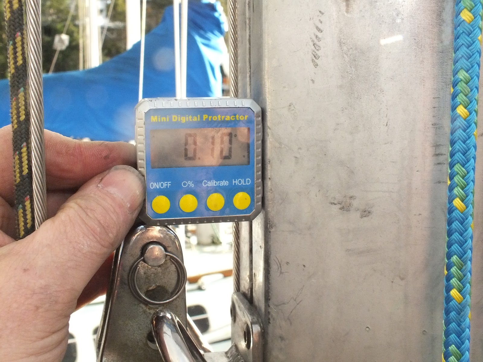 Blackheart - Peterson 35 sailboat project: Mast Rake