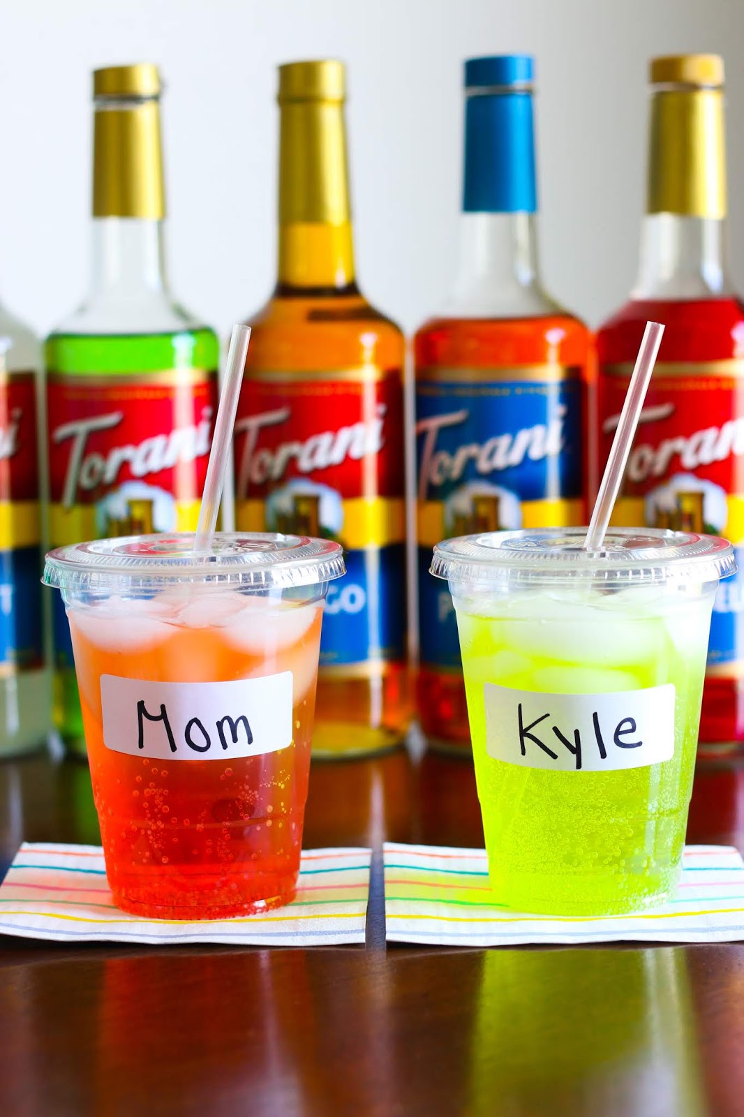 DIY Summertime Soda Bar| Our Favorite Torani Drink Combos
