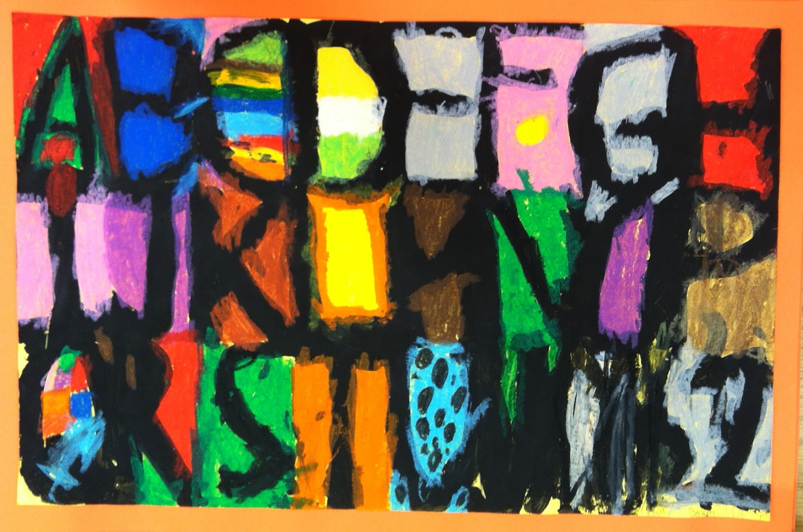 ART with Mrs. A: 1st Grade ABC Art