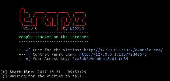 Trape - People tracker on the Internet (The evolution of phishing ...