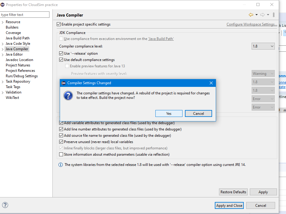 Facing Error while Setting up of Cloudsim Simulation Toolkit Facing Error while Setting up of Cloudsim Simulation Toolkit