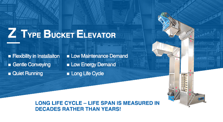 Z Type Bucket Elevator