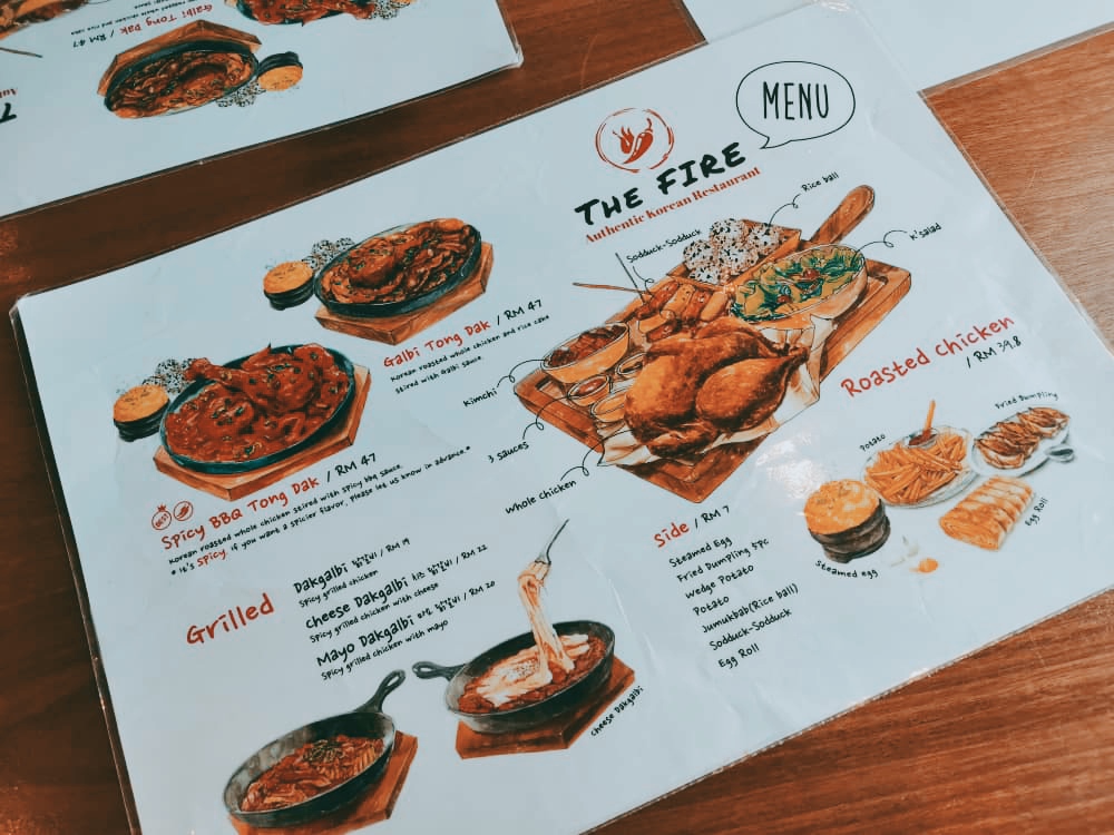 Hanya RM39.80 Hidangan Lengkap Seekor Ayam di Restoran The Fire