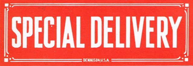 Antique Graphics Wednesday - Six 1930's Shipping Labels - Knick of Time