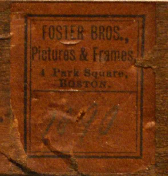 Picture Frame Labels: Foster Brothers