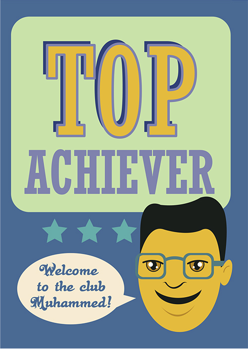 art germinate: Top Achievers' Club Cards