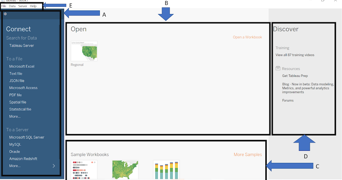 Component of Tableau Desktop