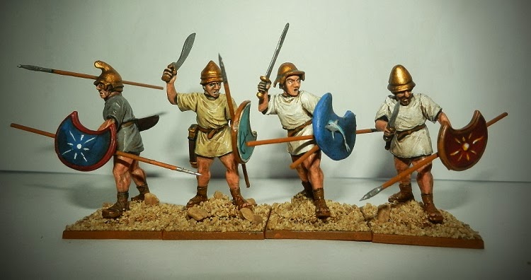 Revolutionaries: Magna Grecia Peltasts - Agema conversion