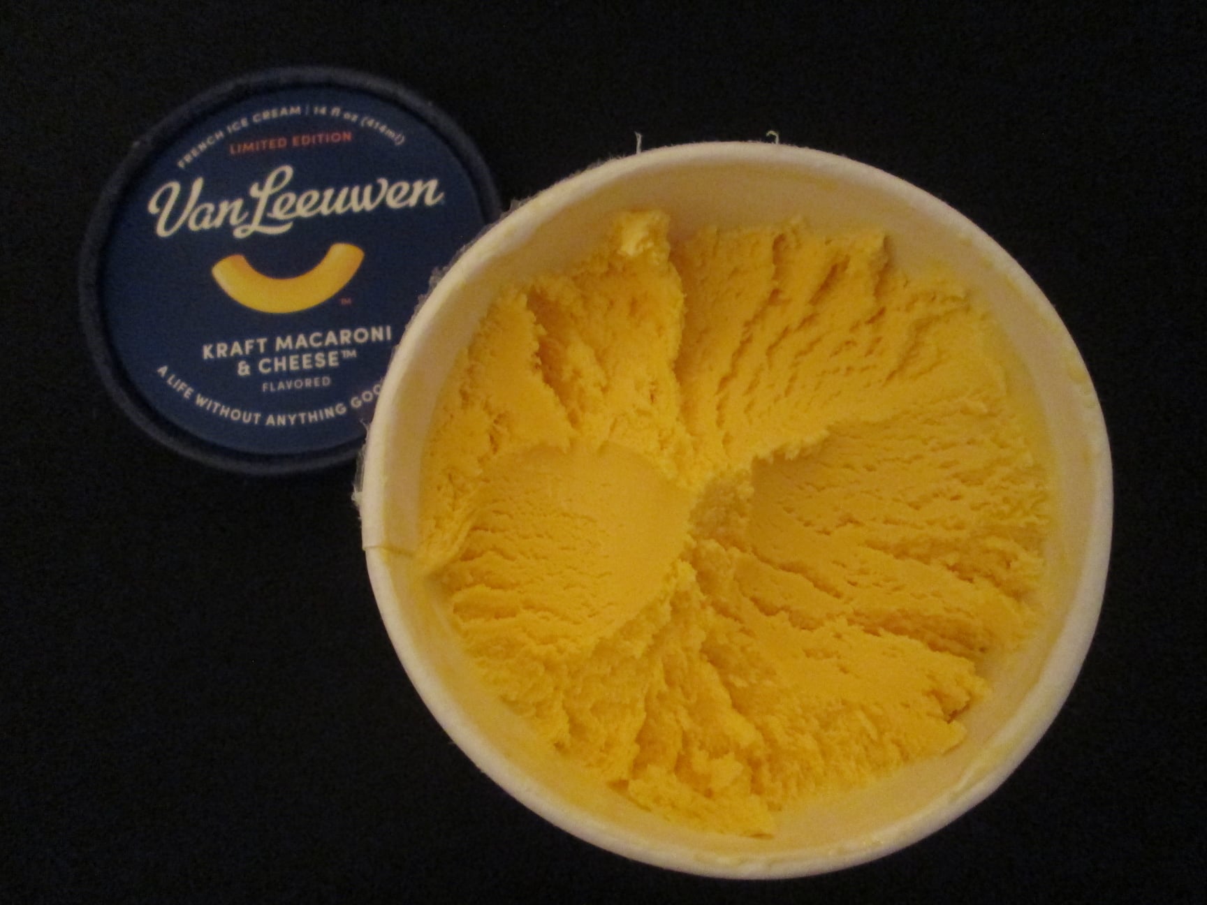 David's Ice Cream Reviews: Van Leeuwen - Kraft Macaroni & Cheese