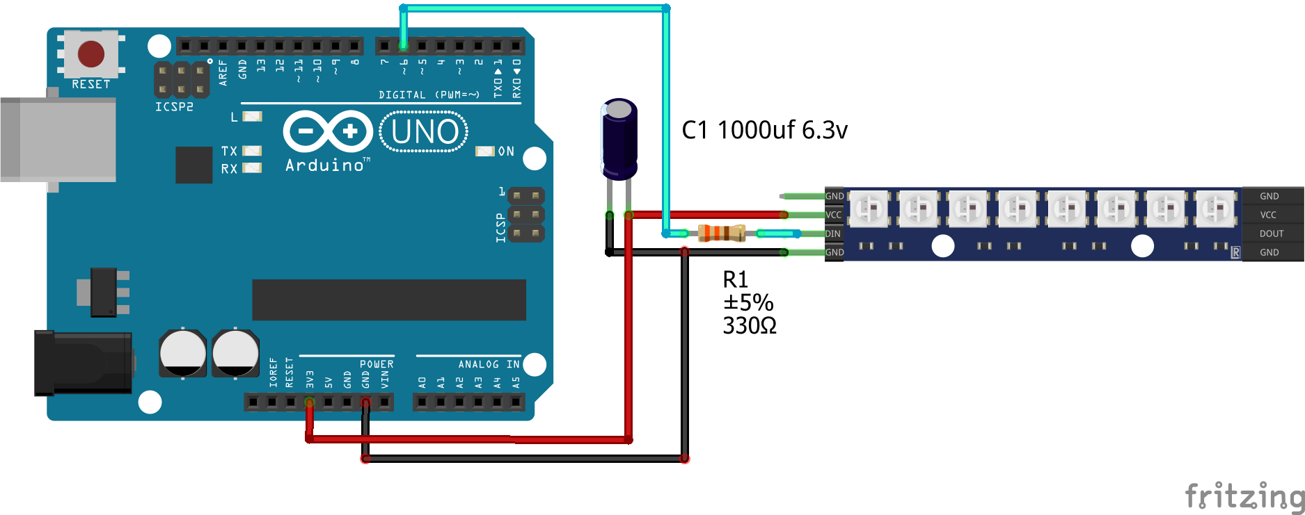 Tutorial Setting Up Neopixel With Arduino Uno Youtube