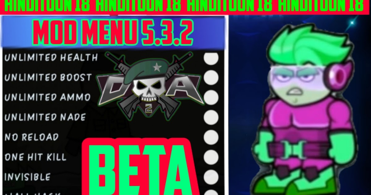 Mini Militia Mod Menu Beta Version 5.3.2