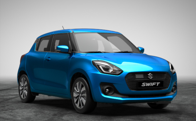 Suzuki Swift 5 (2017 à 2020) - Couleurs et code peinture