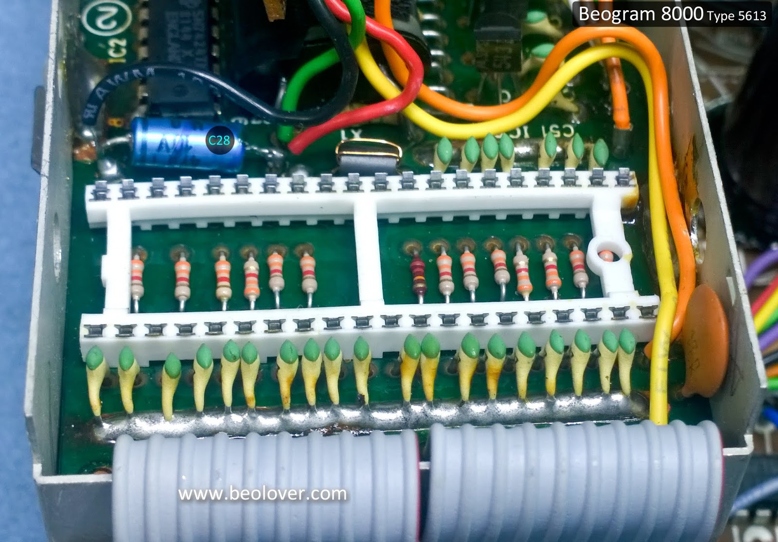 beolover: Beogram 8000 Type 5613: Recapping the main board and ...