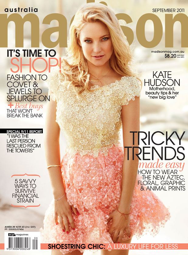 Smartologie: Kate Hudson covers Australian Fashion Magazine 'Madison ...