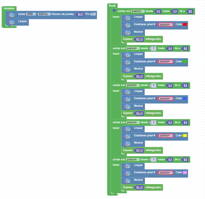 Prácticas de Arduinoblocks: mayo 2020