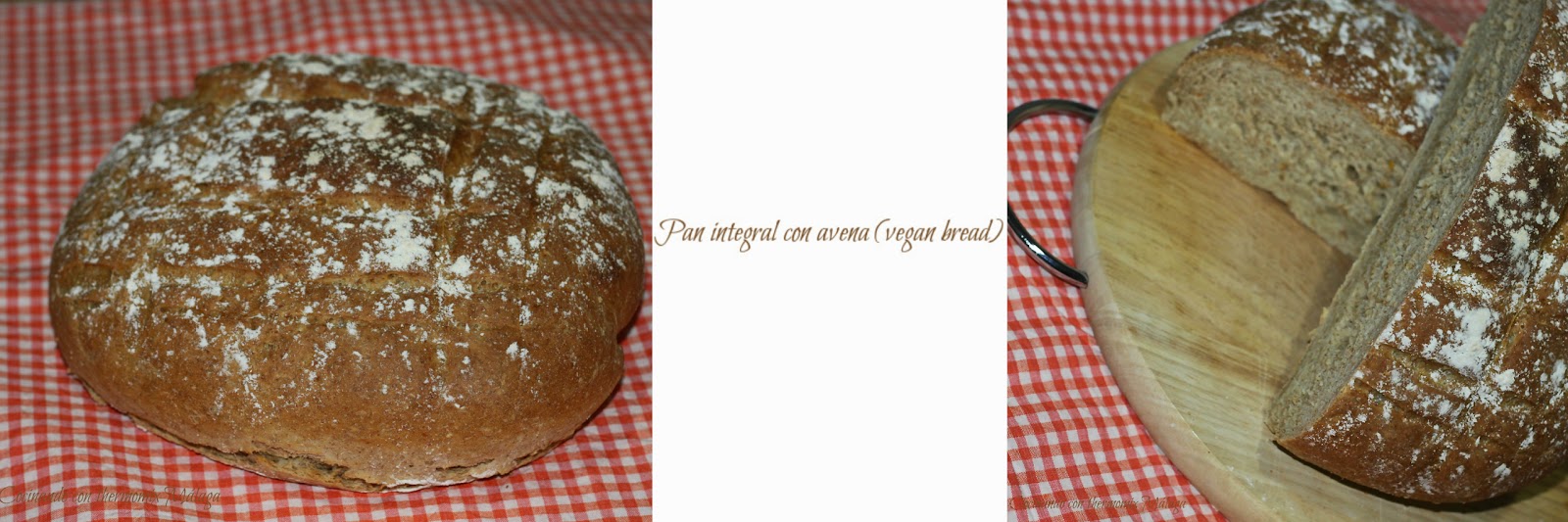 Pan integral con avena (vegan bread) | COCINA BOQUERONA