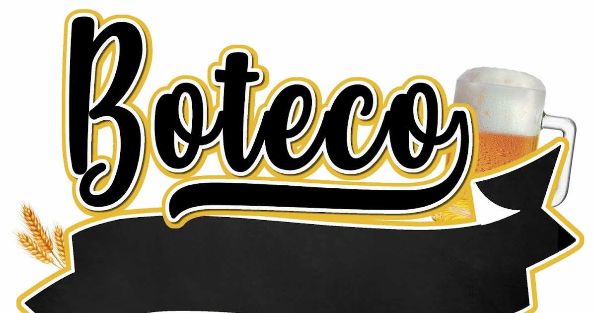 Topo de bolo para imprimir grátis infantil e adulto: Topo de bolo Boteco