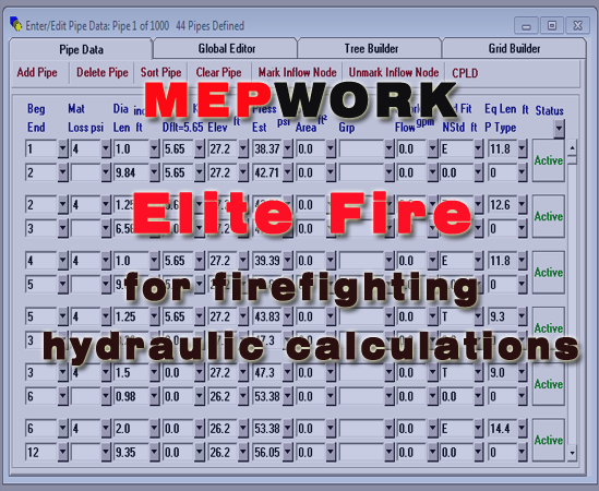 Download Elite Fire Software for Hydraulic Calculation