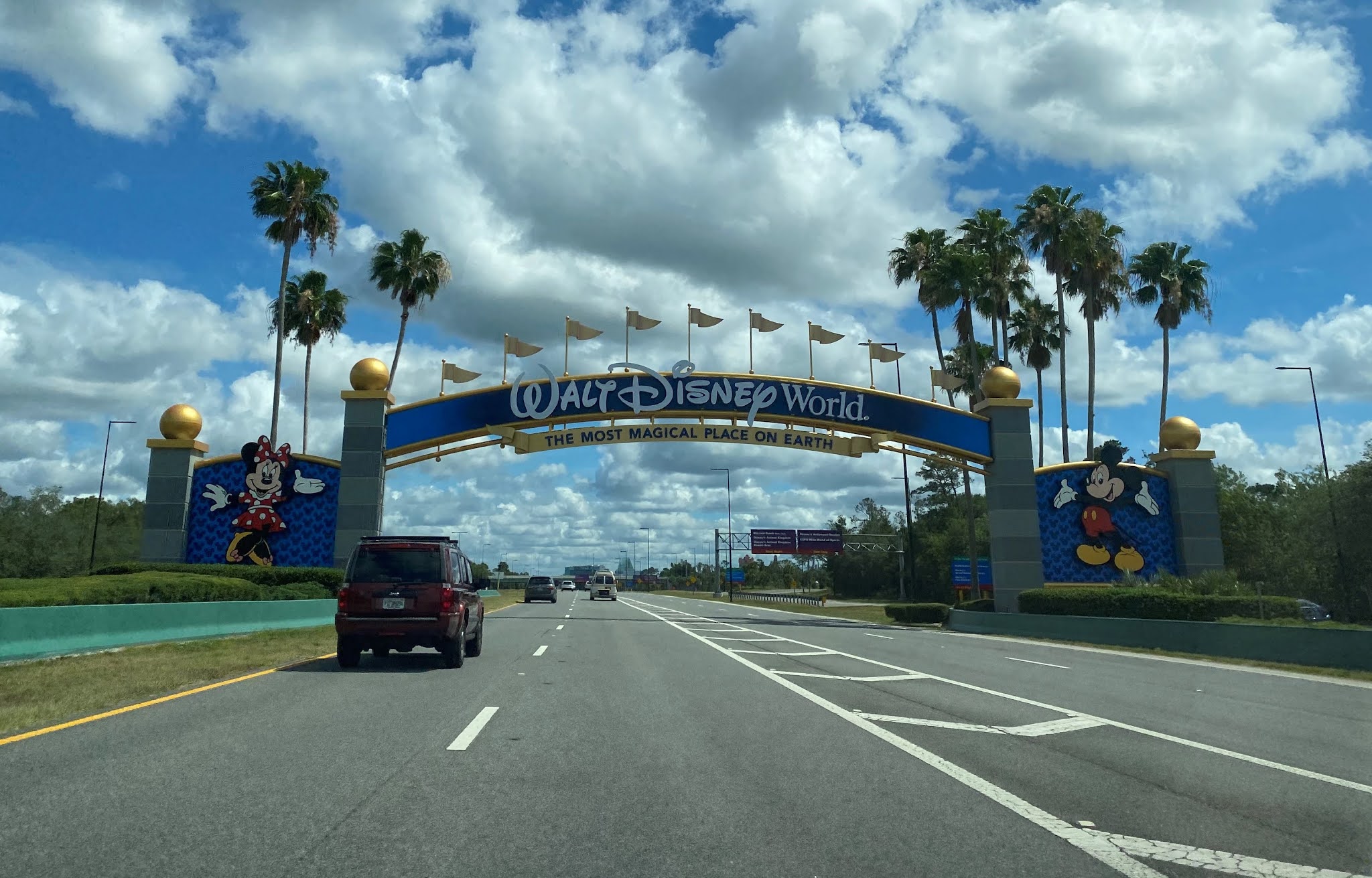 World Drive and Epcot Center Drive; the weird freeways of Disney World