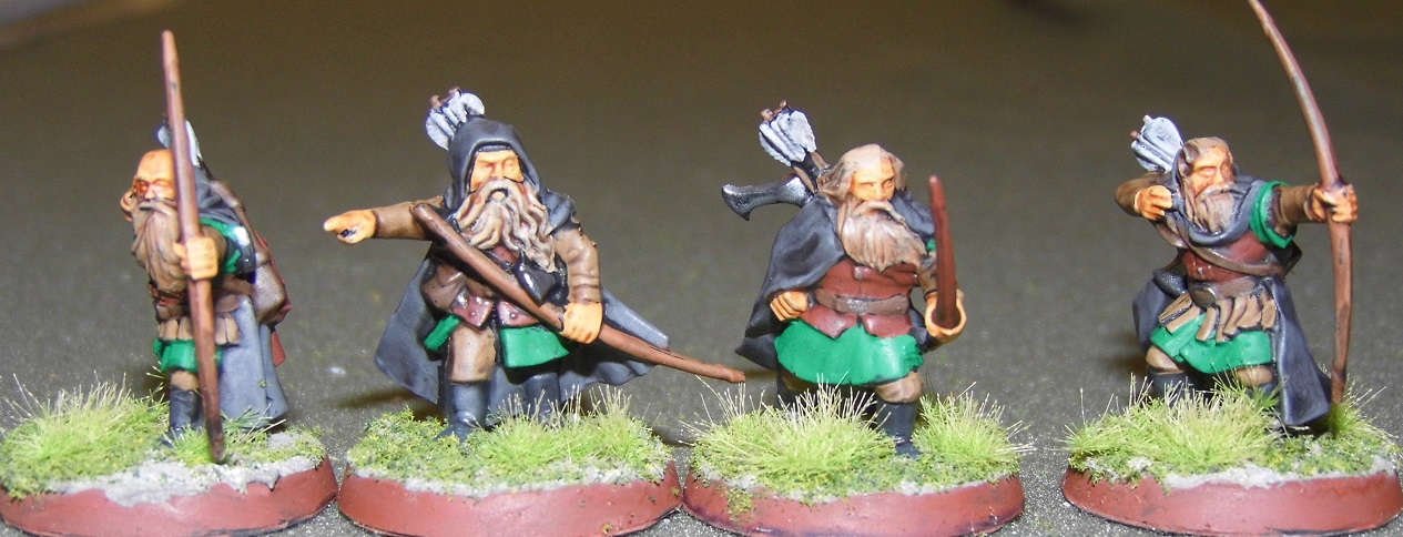 Miniature War gaming and painting: Painting Lord of Rings (Dwarf Rangers)