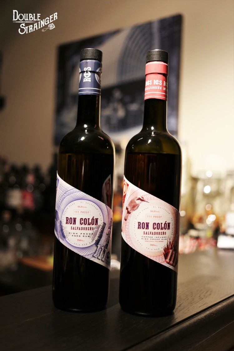 Double Strainger: High proof Rum : Ron Colón Salvadoreño