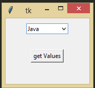 Combobox In Tkinter - Dynamic Coding