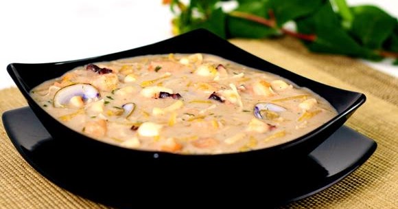Rondón o sopa de mariscos con leche de coco - El Recetario de Josephine