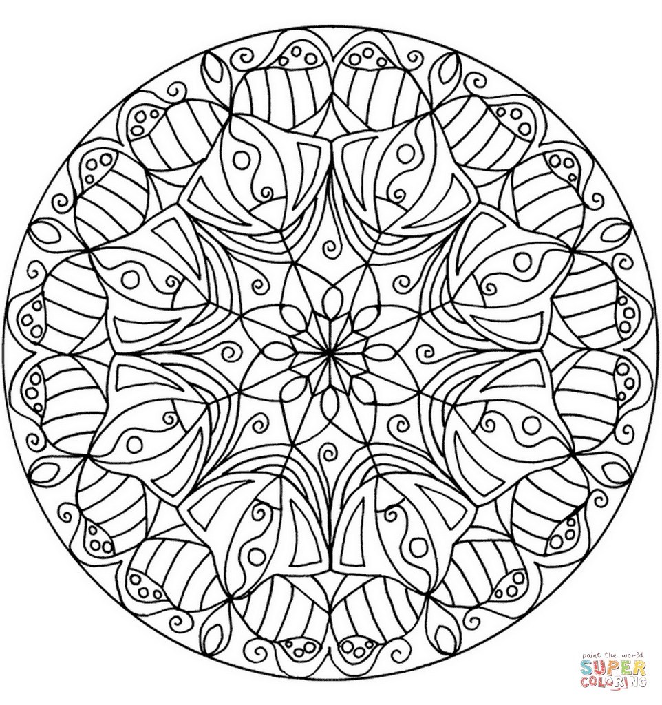 Advanced Mandala Coloring Pages 2 ~ Coloring Pages