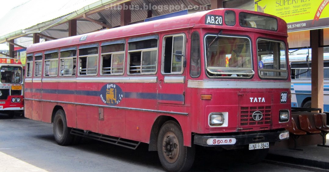 SLTB buses - ශ්‍රී ලංගම බස්: Antony boded TATA LP 1510/52 modified bus ...