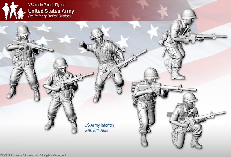 Wargame News and Terrain: Rubicon Models: Plastic Vietnam US Army ...