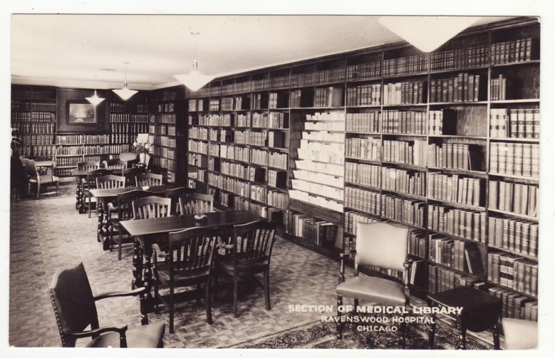 Uptown Chicago History: Medical Library at the Old Ravenswood Hospital