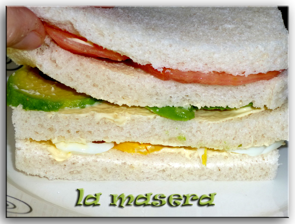 La masera: Sandwich triple peruano