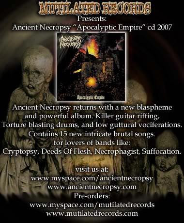 Ancient Necropsy Official Website