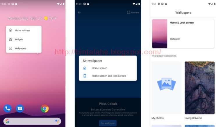 Cara Mengubah Wallpaper Layar Beranda Anda di Android - Ninna Wiends