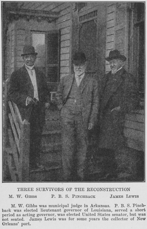 The Civil War of the United States: P.B.S. Pinchback, born May 10, 1837