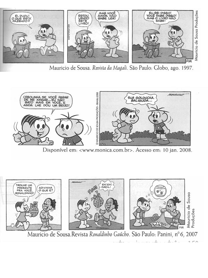 Tirinhas da Turma da Mônica