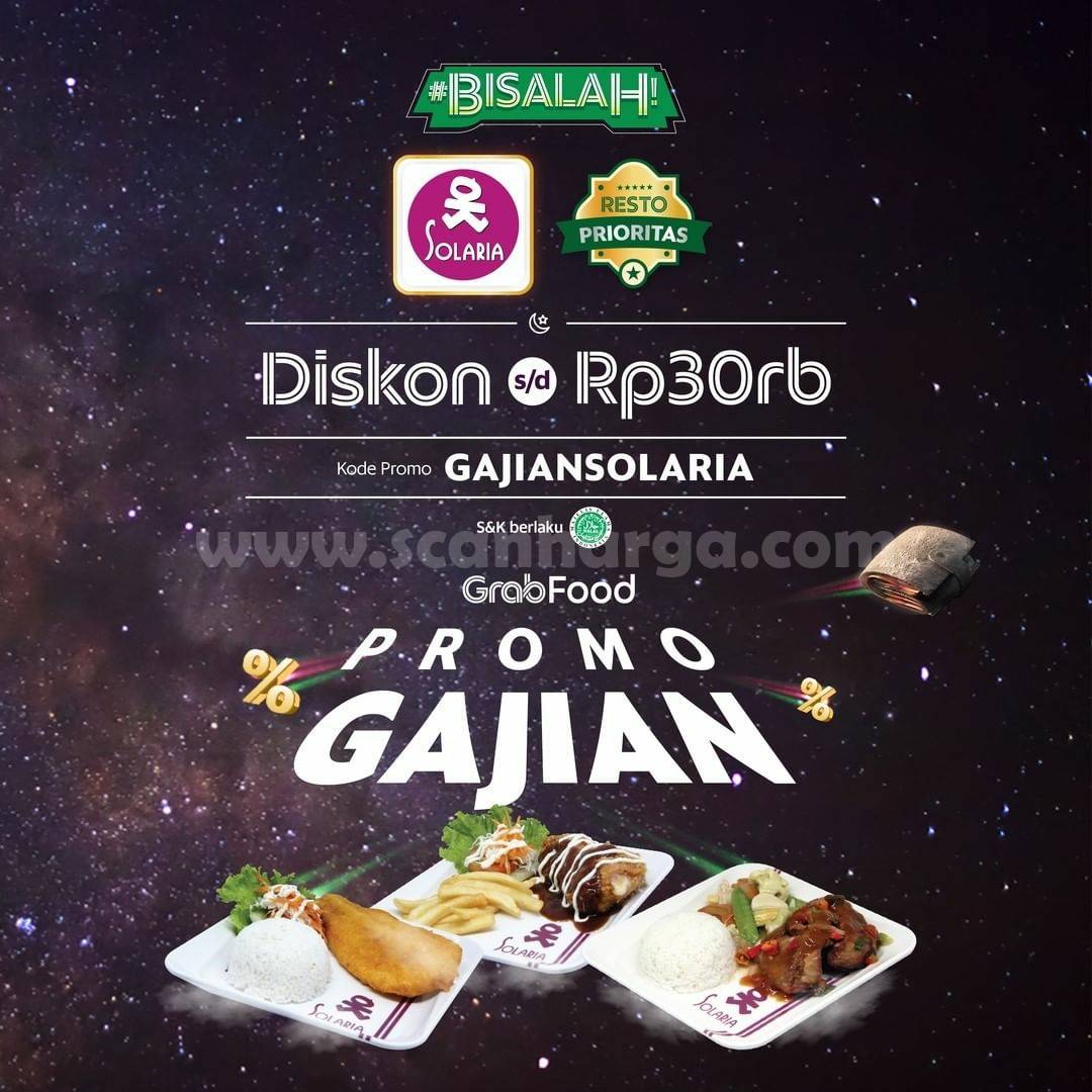 Promo Solaria Payday Spesial Gajian Diskon hingga Rp 30.000 - scanharga