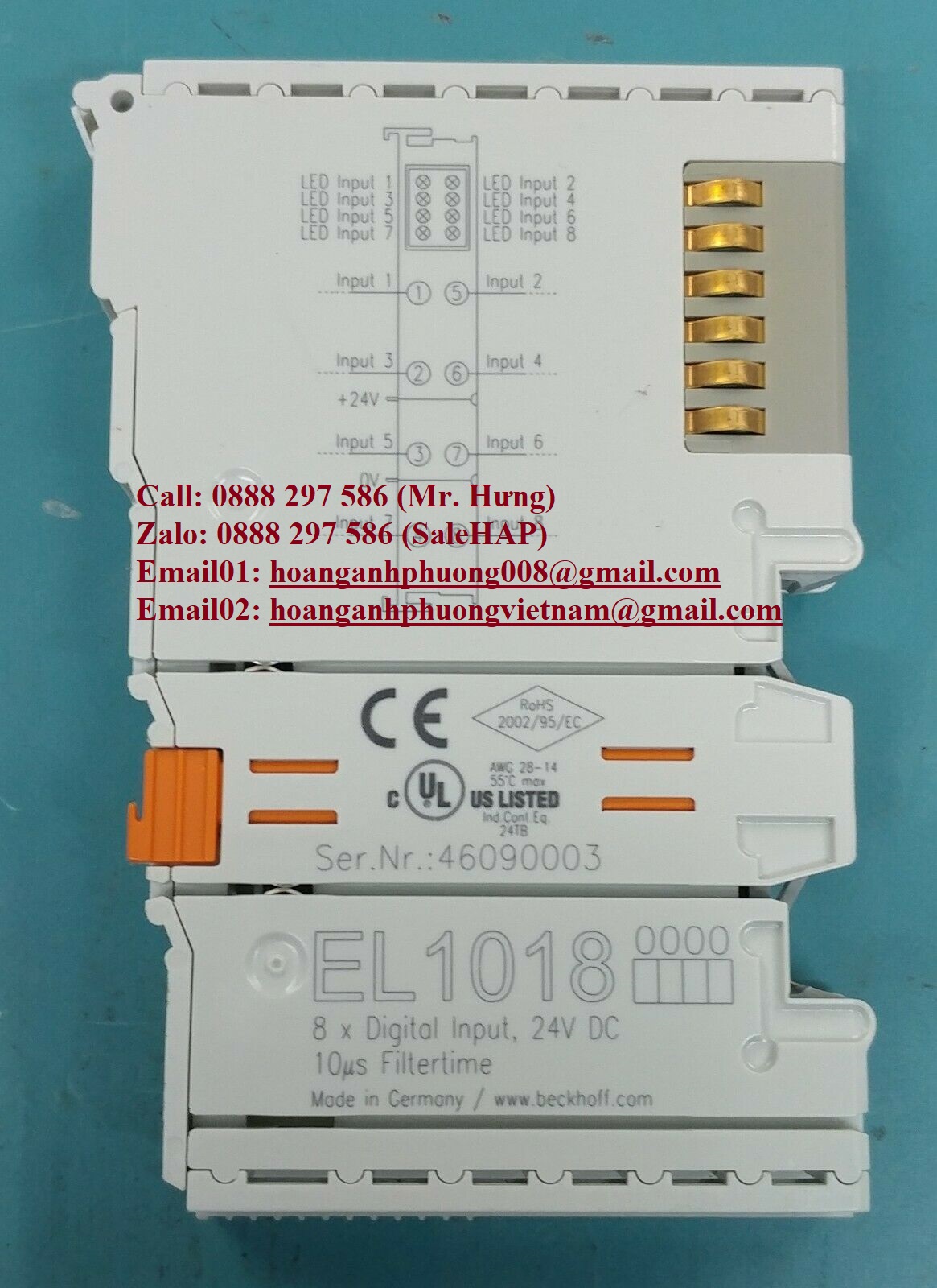Module EL1018 Beckhoff - Công ty Hoàng Anh Phương