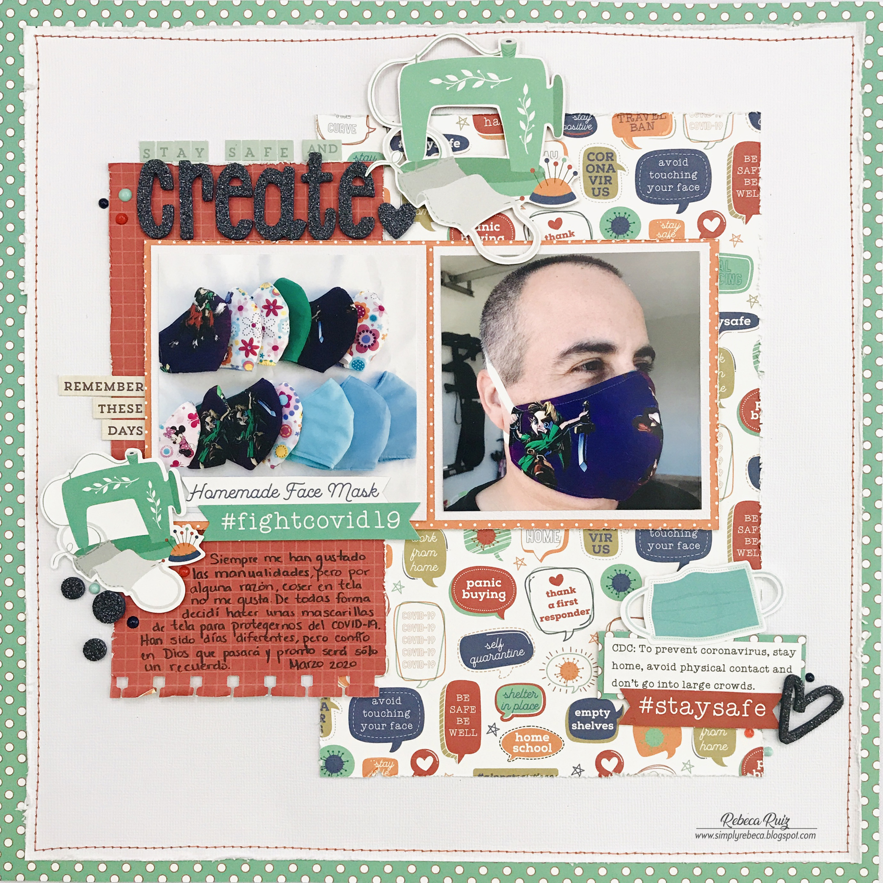 Stay Safe and Create Layout - Simply Rebeca