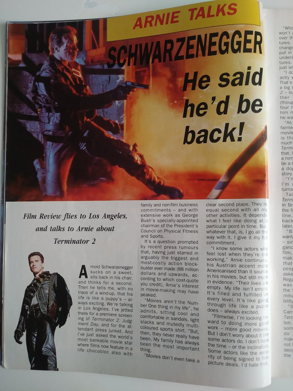 Vintage Magazine Collection: Film Review Magazine, August 1991