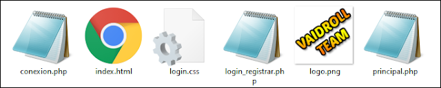 VaidrollTeam: LOGIN Y REGISTRO CON CONTRASEÑA ENCRIPTADA en PHP, HTML, XAMPP y MYSQL