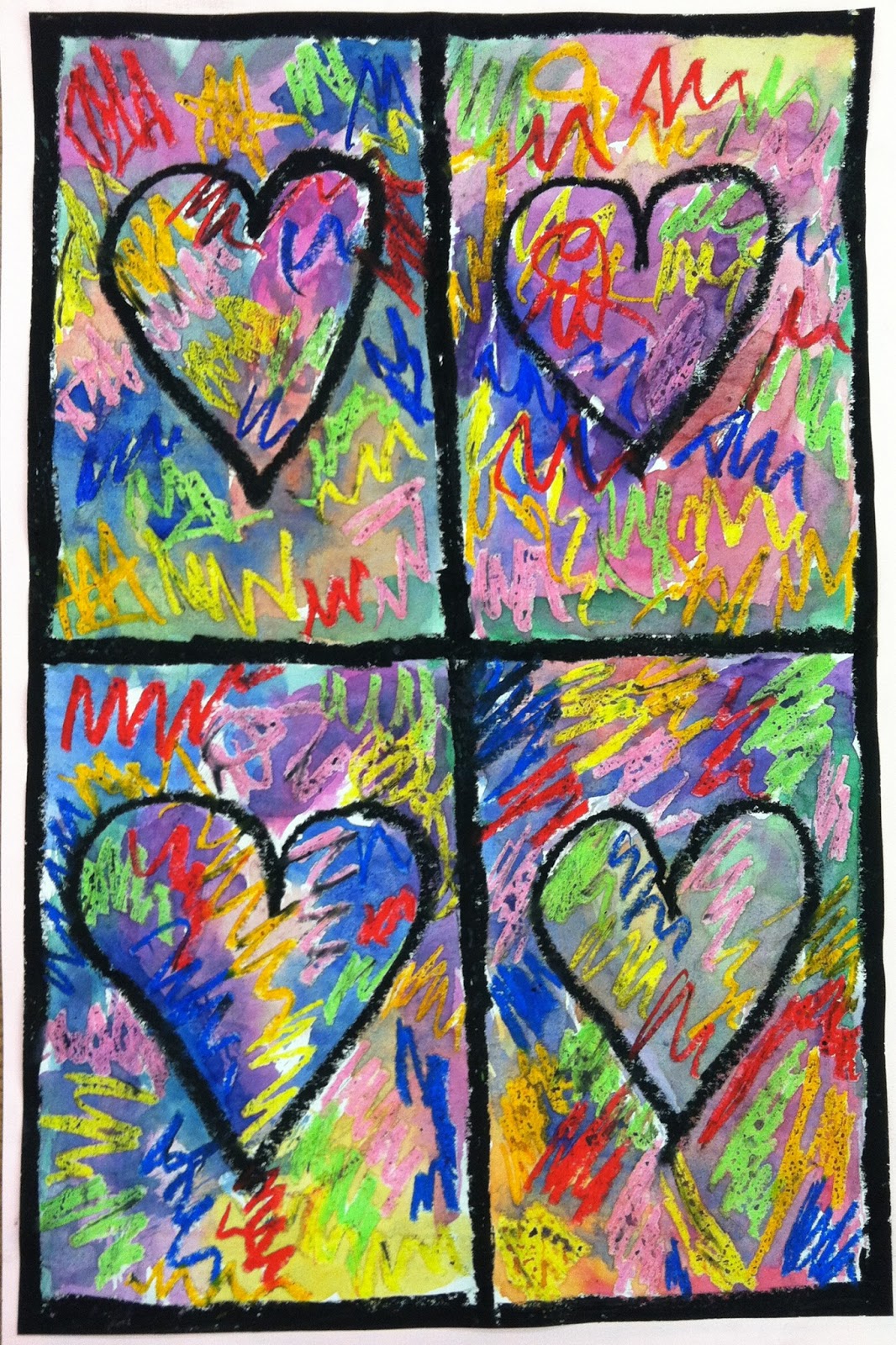 ART with Mrs. A: Fourth Grade Mixed Media Jim Dine Work
