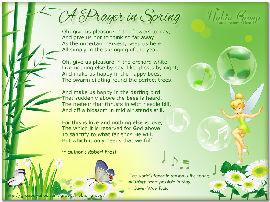 * Nubia_group Inspiration *: A Prayer in Spring