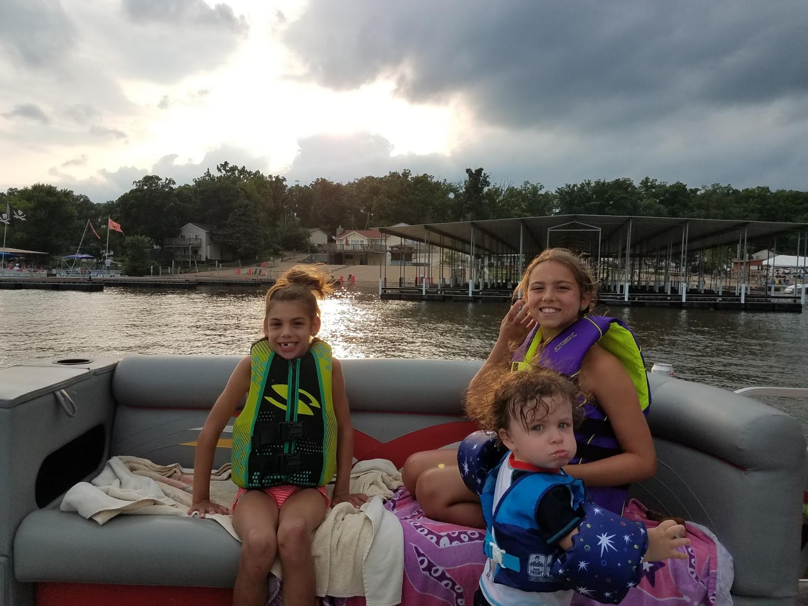 Benton Family: June 15th (Uncle Jeff's Boat-Lake All Day/Go Karts/Custard)