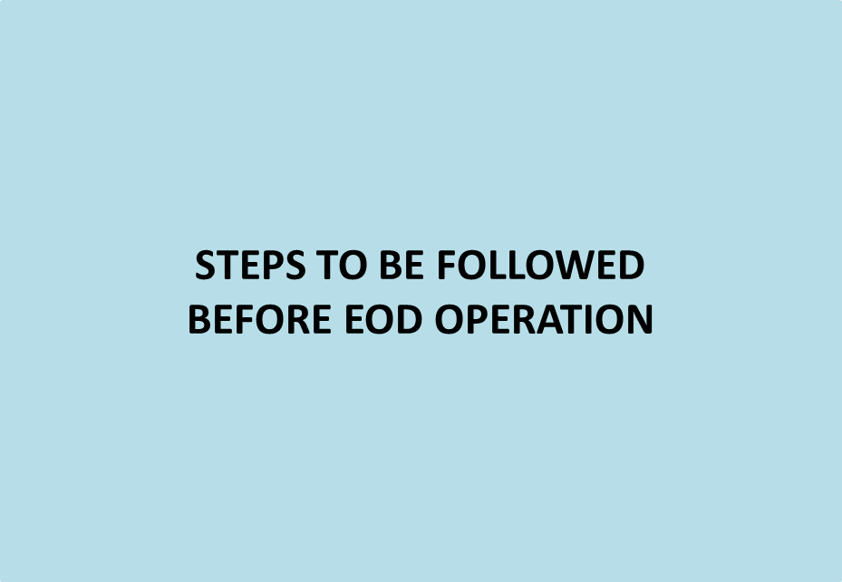 STEPS TO BE FOLLOWED BEFORE PROCEEDING FOR EOD OPERATION India Post steps-to-be-followed-before-proceeding-for-eod-operation-india-post