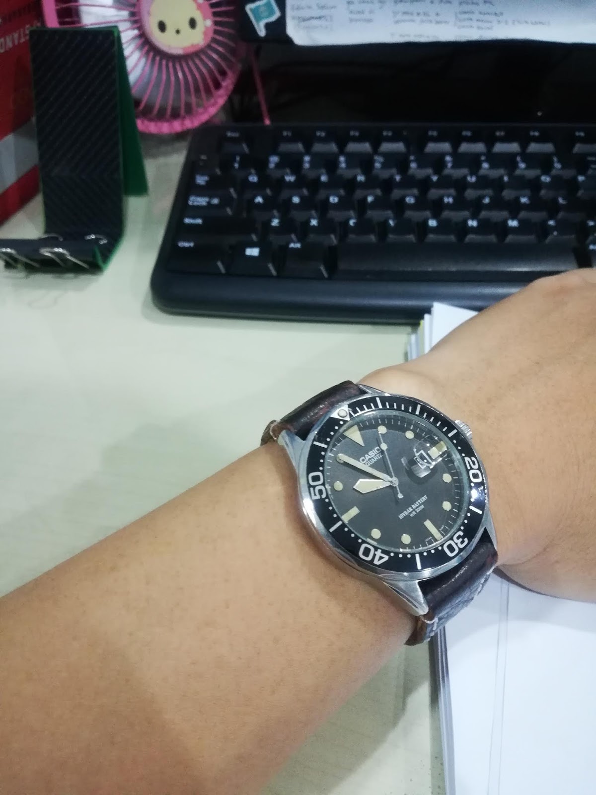 Reduce Reuse Recyle...Go Green: FOR SALE : CASIO DIVER HOMAGE OMEGA ...