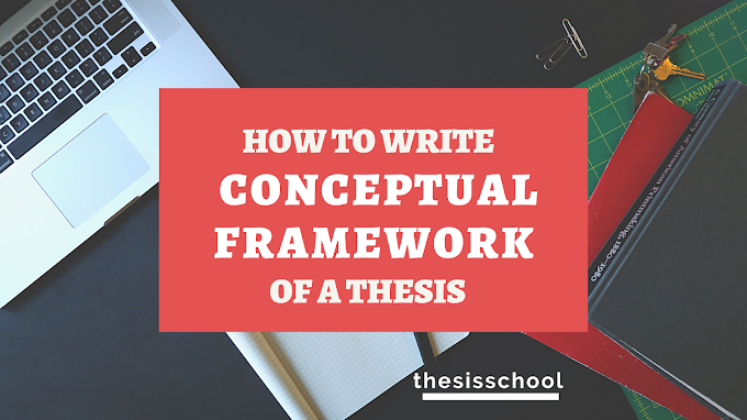 How to write the conceptual framework