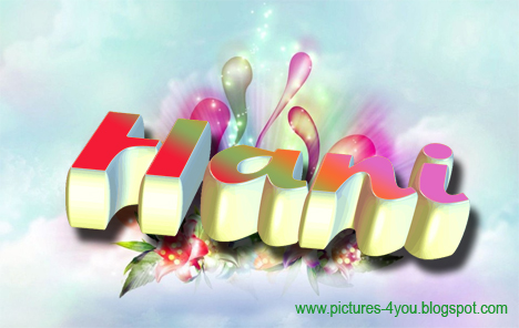 Hani 3D name - Pictures 4 You