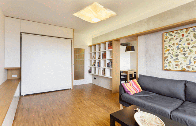 Multifunkčný nábytok, ktorý šetrí priestor. Sklopné postele. | Štýly ...