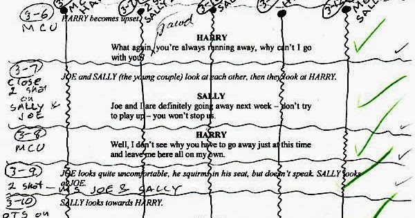 Unit 16 Film And Video Editing Techniques Script Marked For Editing